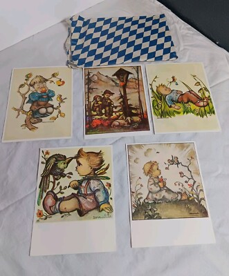 Lot Of 5 Vintage Hummel Postcards | eBay