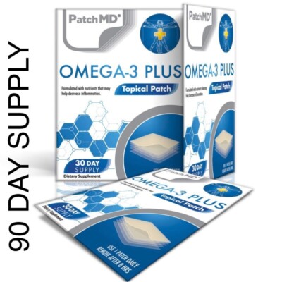 90 Day Supply Original PatchMD Omega-3 Plus Patch 90 Patches New Sealed | eBay
