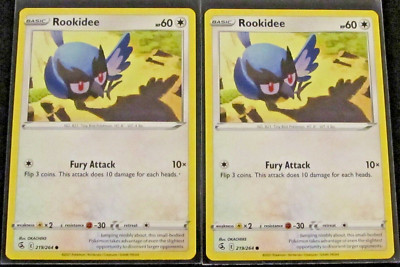 2 POKEMON CARD TCG/ROOKIDEE/219/264/COMMON/2021/COLLECTIBLE | eBay