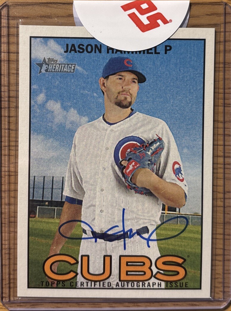 2016 Topps Heritage - Real One Autographs #ROA-JHA Jason Hammel (AU) | eBay