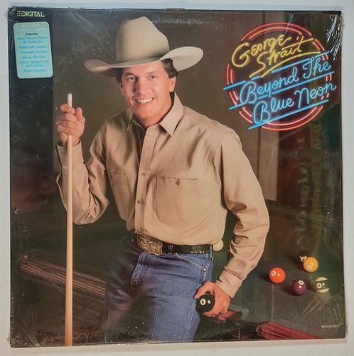 George Strait Beyond the Blue Neon LP SEALED Hype sticker | eBay