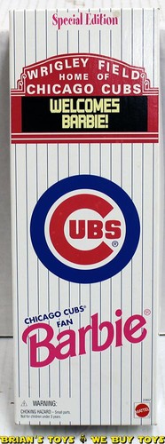 1998 Chicago Cubs Fan Barbie Doll Special Edition #22857 NR | eBay