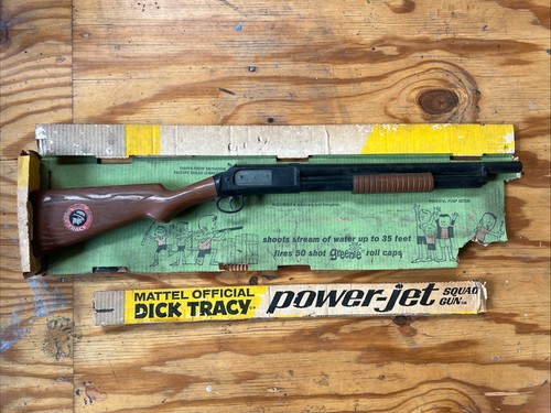 Vintage 1962 Mattel Official Dick Tracy Power Jet Squad Gun (Very Rare ...