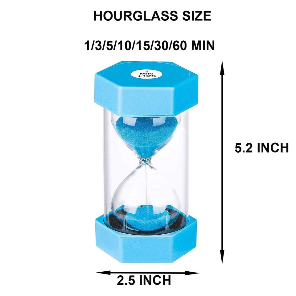 Suliao Sand Timer 5 Minute Hourglass Timer,plastic Sand Clcok,big Gree | eBay