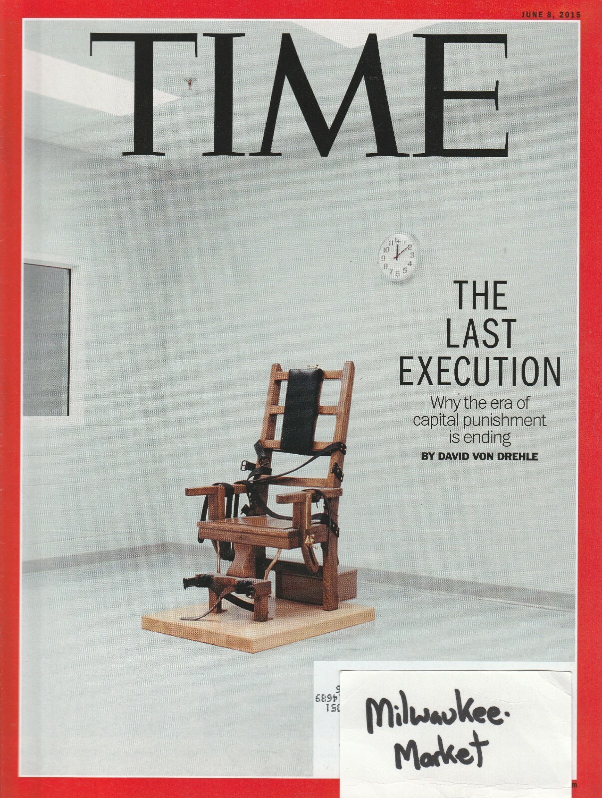 Time June 8 2015 The Last Execution Capital Punishment Free & Fast SnH L@@K ! | eBay