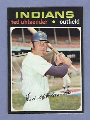 1971 Topps - #347 Ted Uhlaender - Cleveland Indians - ExMt+ | eBay