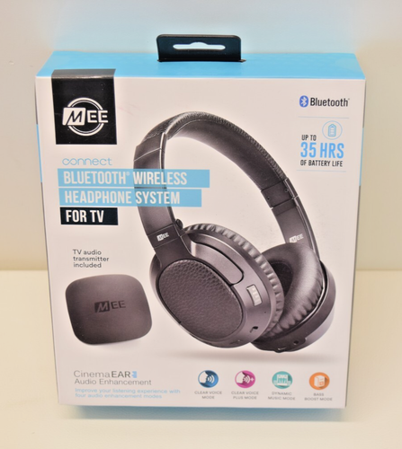 MEE audio Connect T1CMA Bluetooth Wireless TV Headphone System with ...