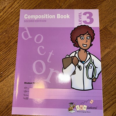 Fundations Composition Book, Second Edition, Level 3 Paperback, Writing ...