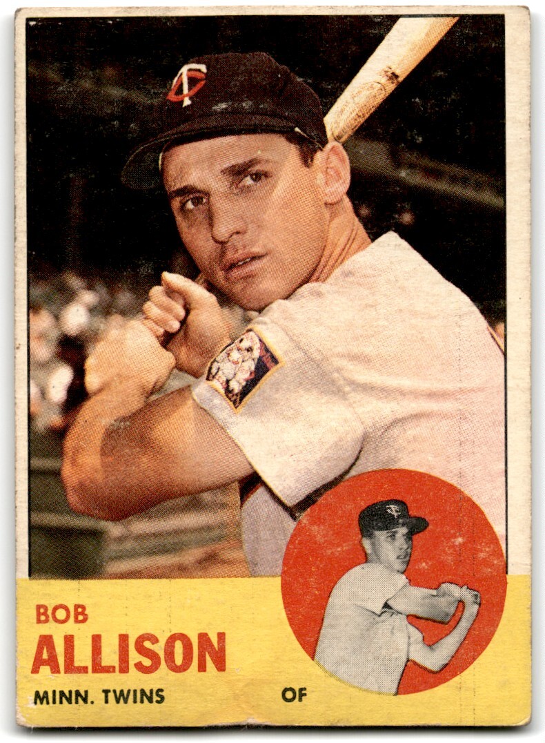 1963 Topps Bob Allison Baseball Cards #75 | eBay