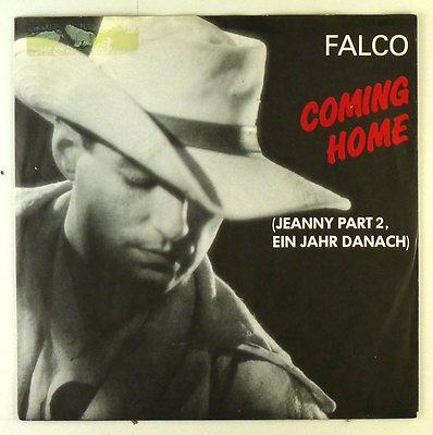 7" Single - Falco - Coming Home (Jeanny Part 2, Ein Jahr Danach ...