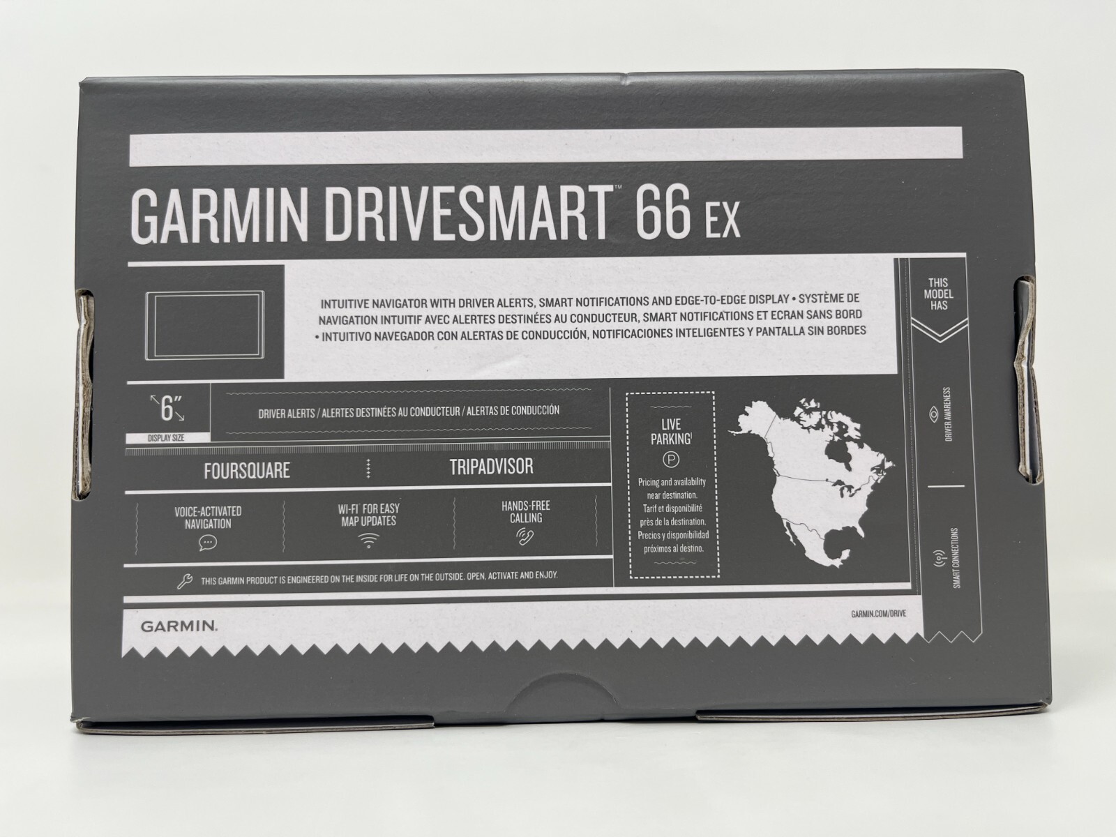 Garmin DriveSmart 66 EX 6" Car GPS Navigator with Advanced Lane ...