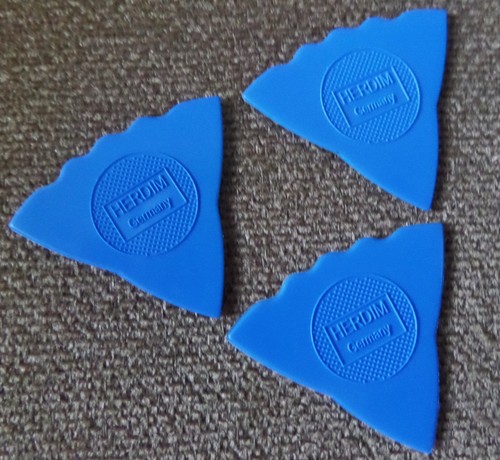 3 - Herdim Triple Sided Nylon Guitar Pick Blue - MADE IN GERMANY | eBay