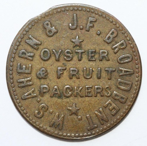 RARE BALTIMORE, MARYLAND CIVIL WAR STORE CARD; MD TOKEN | eBay