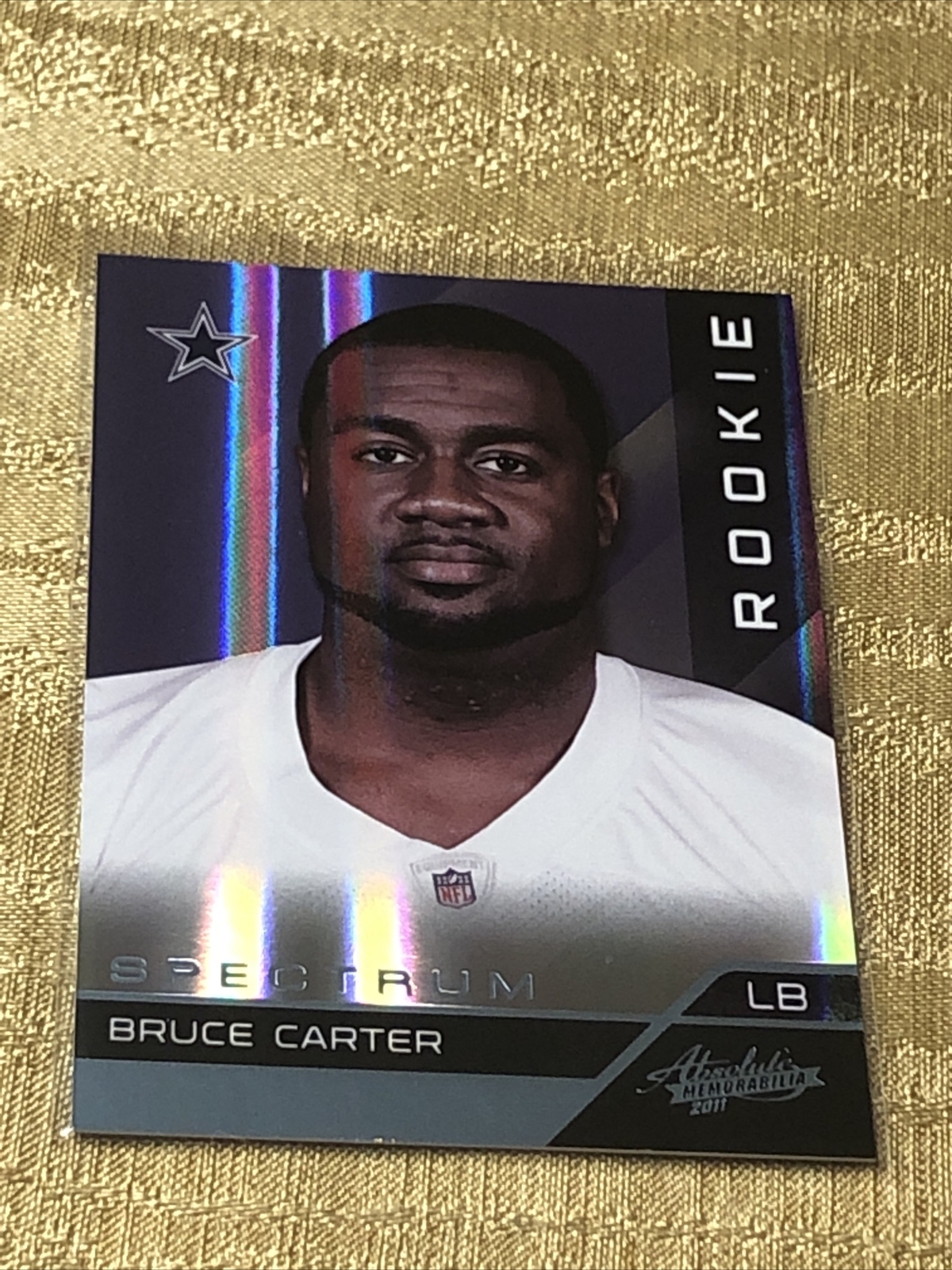 2011 Absolute Bruce Carter Rookie Blue Spectrum Parallel #1/5 | eBay