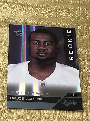 2011 Absolute Bruce Carter Rookie Blue Spectrum Parallel #1/5 | eBay
