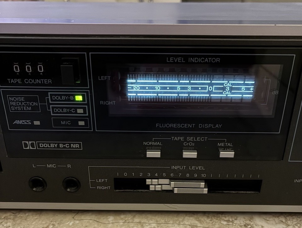 Vintage Rare SANYO ULTRX RD-C11 Cassette Deck Player Tape Recorder DBX ...