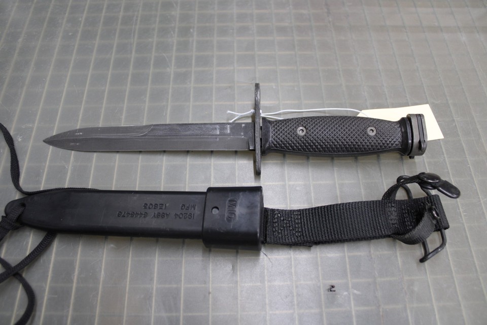 US M7 bayonet fixed blade knife & M10 sheath B69924C-OK | eBay