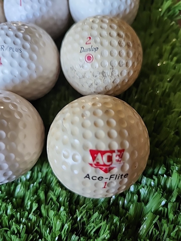 Vintage Golf Ball Lot Of 9 Golf Balls Multiple Brands 60'-70's | eBay