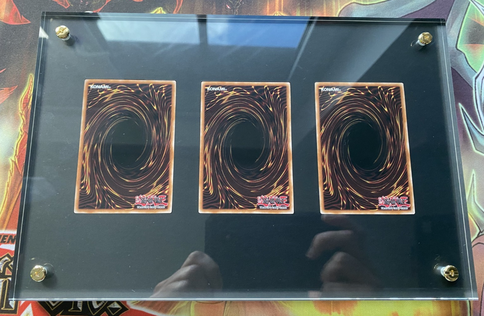 Yugioh 3x Blue-Eyes White Dragon Secret Rare KC01 English Kaiba ...