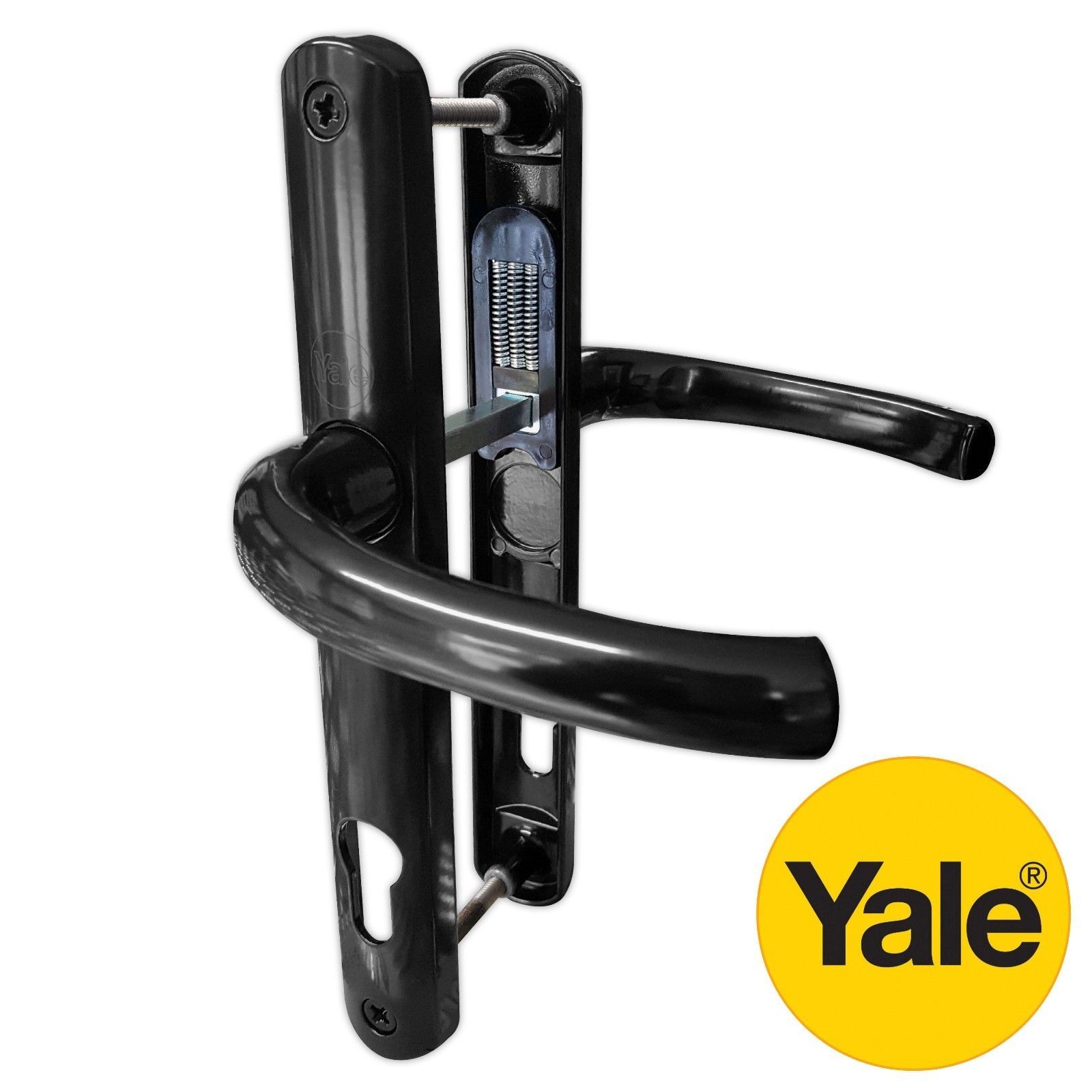 Yale Superior uPVC Door Handle Sprung Lever Set Pair PZ 92mm 215mm ...