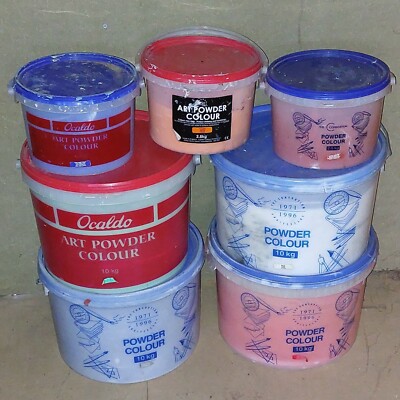 Job Lot over 40Kg Powder Paint - Calder, Ocaldo, Consortium - inc Blue ...