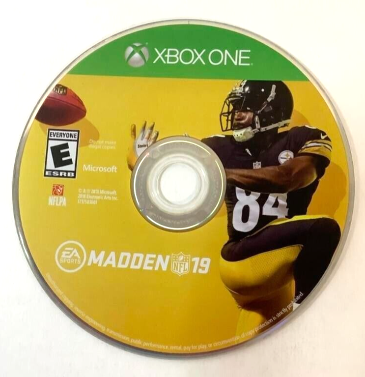 Madden NFL 19 Microsoft Xbox One 1 Video Game football sports XB1 DISC ...