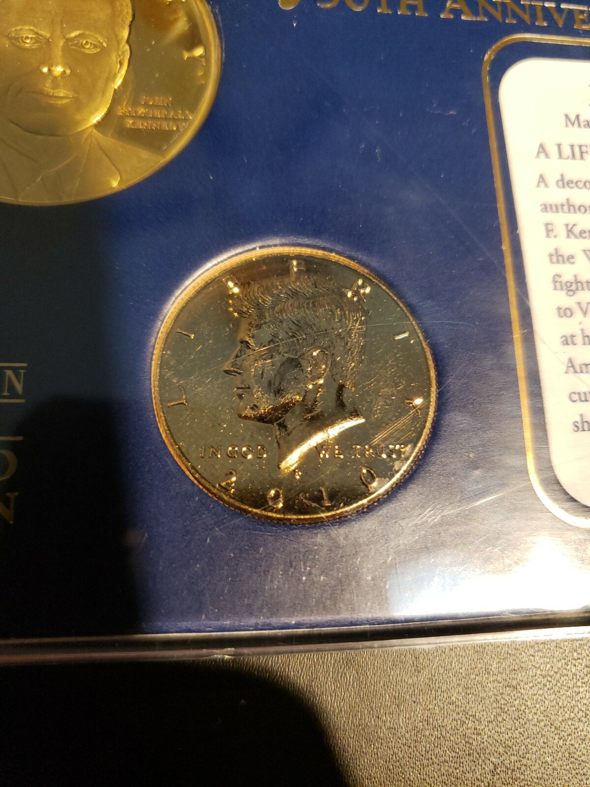 John F. Kennedy 50th Anniversary Commemorative 2-Coin Set Kennedy ...