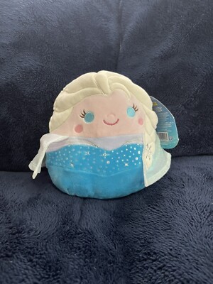 Disney Squishmallow Elsa Plush 7 Inch Stuffed Frozen Elsa From Kellytoy ...