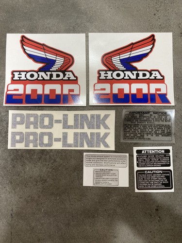 Honda XR200 1985 Decal/ Sticker Kit | eBay