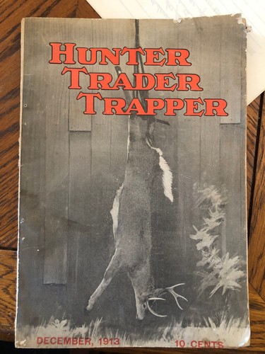 HUNTER TRADER TRAPPER MAGAZINE december 1913, VINTAGE TRAPPING | eBay