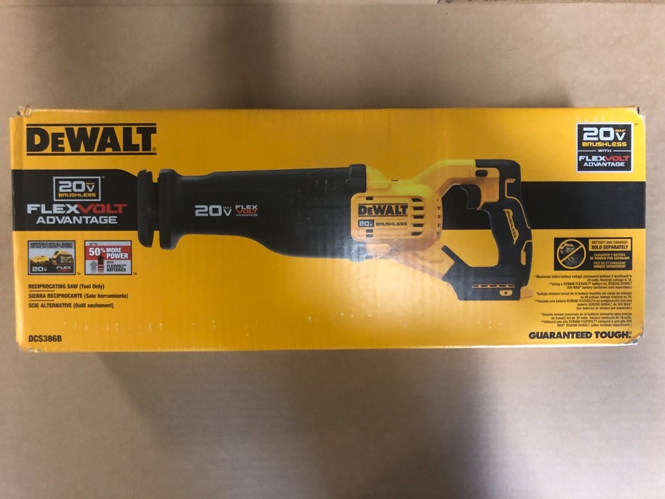 DEWALT DCS386B 20V Max Brushless Cordless Reciprocating Saw with ...