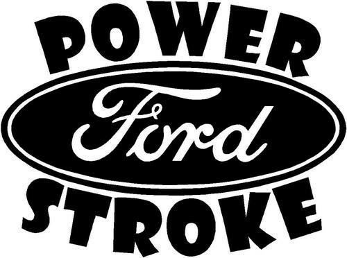 FORD TRUCKS POWER STROKE logo die cut Vinyl car decal sticker | eBay