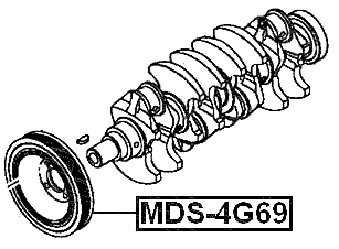 FEBEST MDS-4G69 Crankshaft Belt Pulley for sale online | eBay
