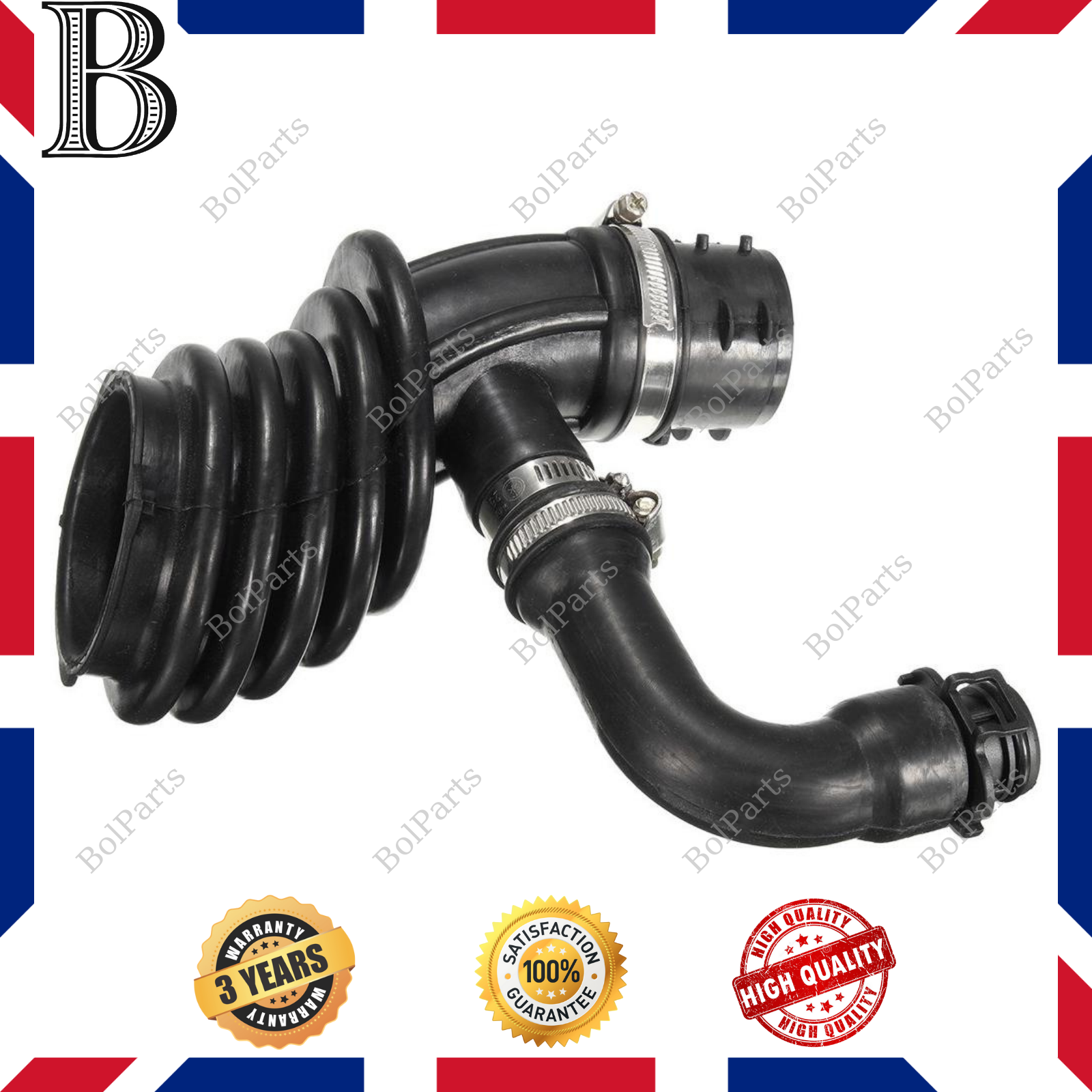 Air Filter Flow Intake Hose Pipe for Ford FOCUS VOLVO V50, S40, C30 1 ...