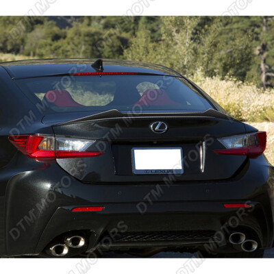 For 15-23 Lexus RC200t RC300 RC350 F-Sport Carbon Fiber Rear Trunk ...