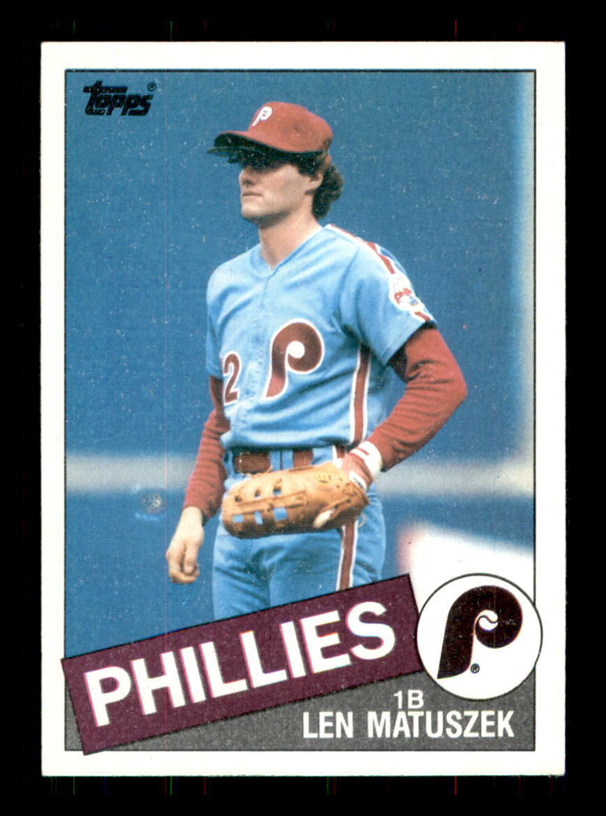 1985 Baseball 1985 Topps Len Matuszek Philadelphia Phillies #688 1 | eBay