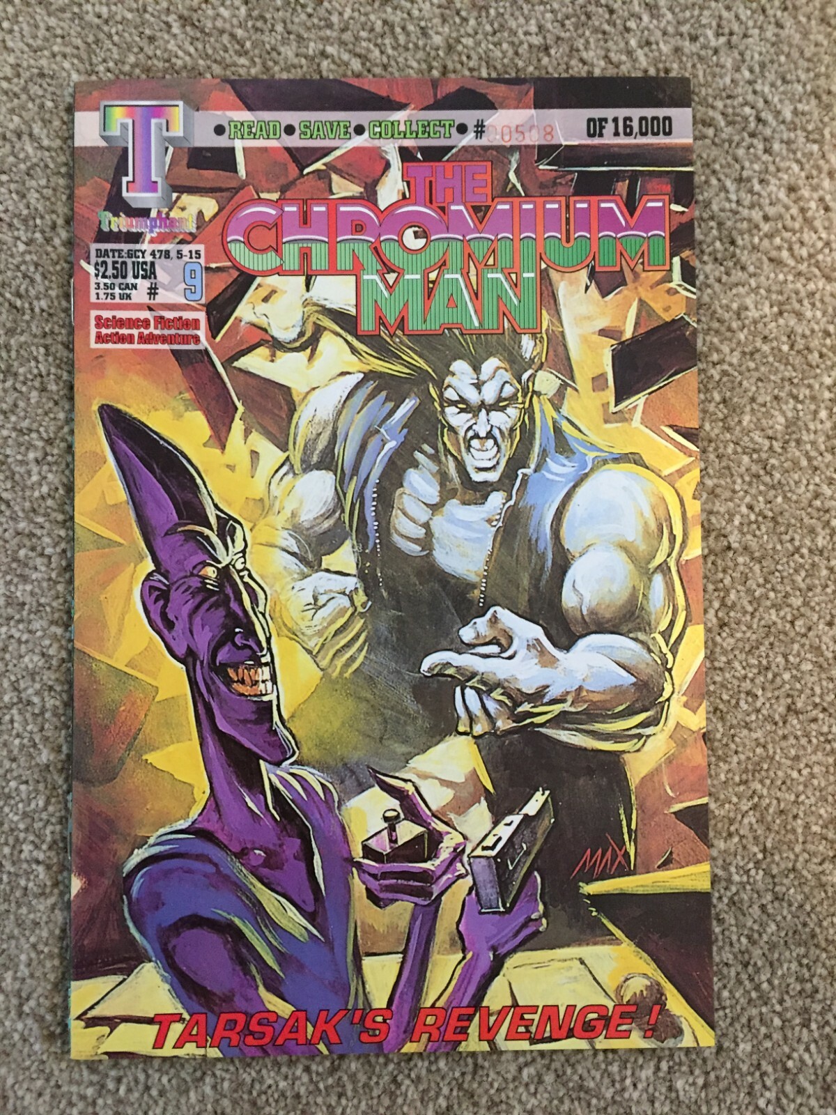 The Chromium Man #9 Triumphant Comics VF | eBay
