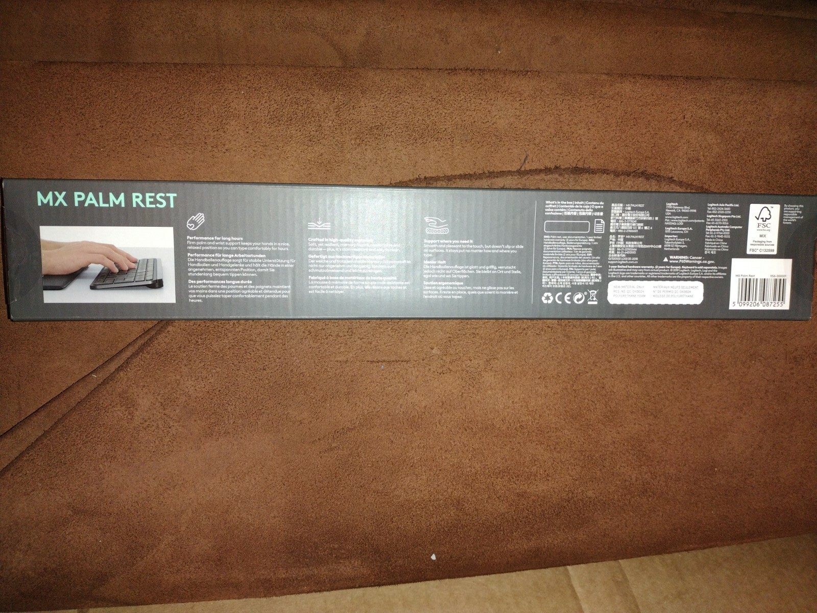 Logitech MX Palm Rest - Keyboard Wrist Rest & Support of Comfortable ...