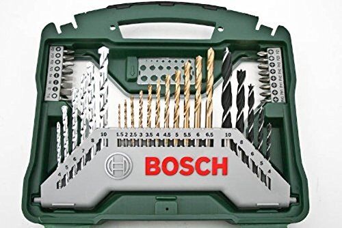 Bosch 70 Piece Titanium X Line Drill And Accessory Set Ebay
