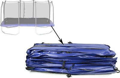 Trampolines 9x15 Blue Rectangle Spring Pad Trampoline for kids, Outdoor ...