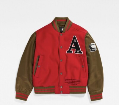 G Star Raw Varsity Jacket Size L | eBay