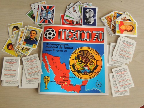 Mexico 70 Empty Album + Complete Cards Set And Stickers,World Cup 1970 ...