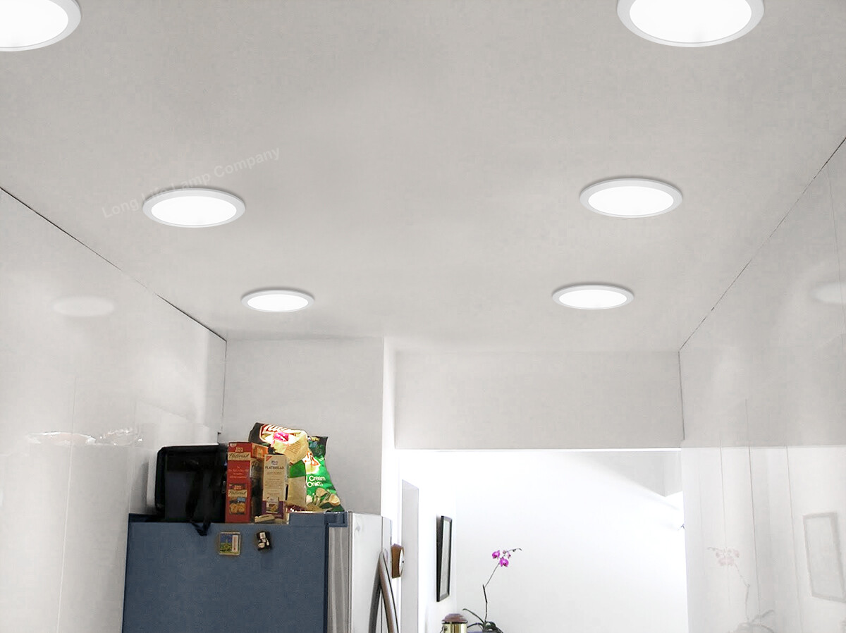 Round Recessed Led Ceiling Light Adjustable Cut Out Rimless Recessed