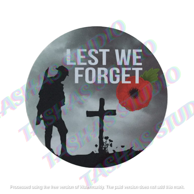 Remembrance Day Stickers Lest We Forget Sticker Poppy Car Window Bottle ...