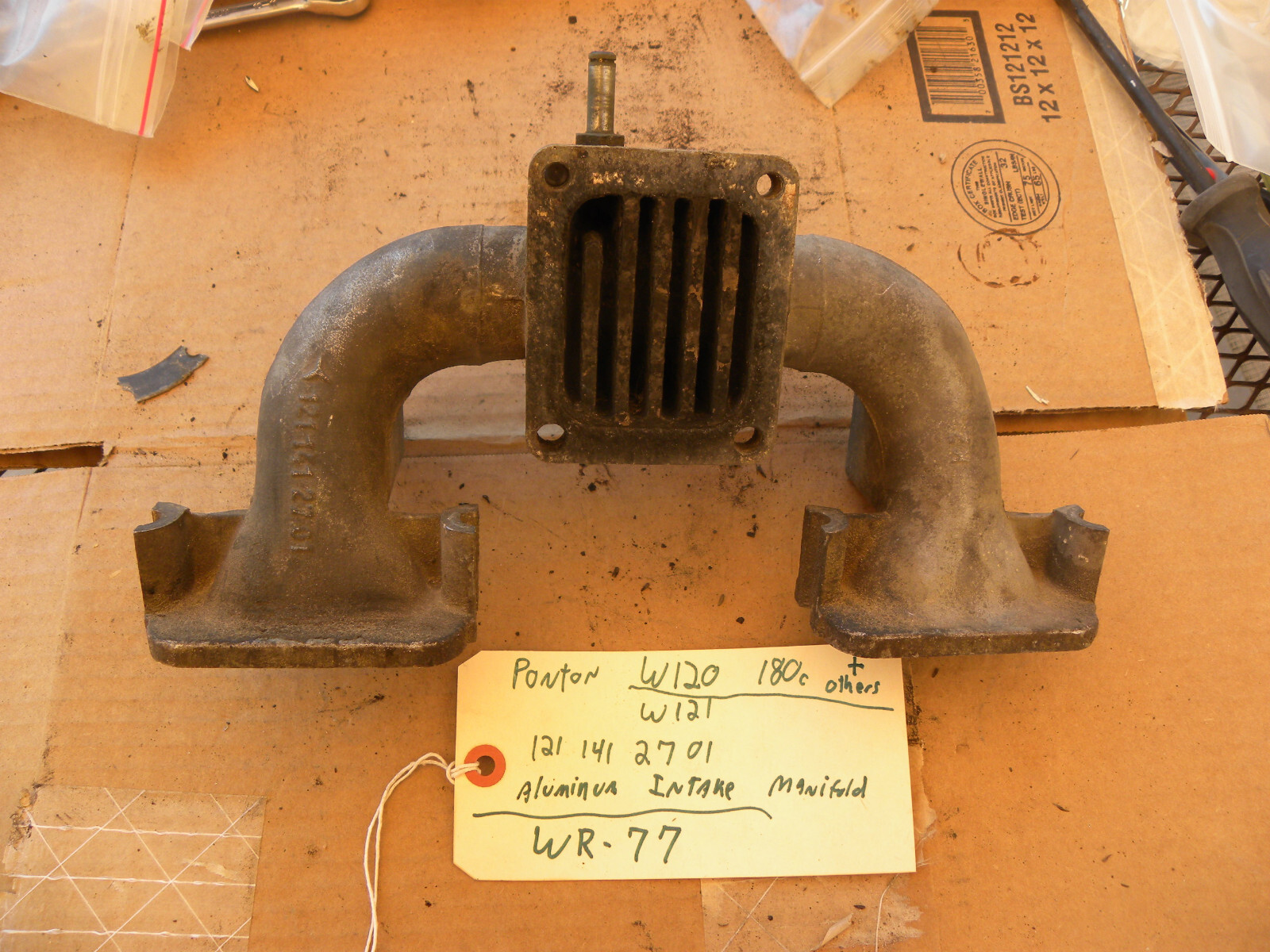 Mercedes Benz Ponton 180c W110 M121 M121.924 Intake Manifold pipe ...