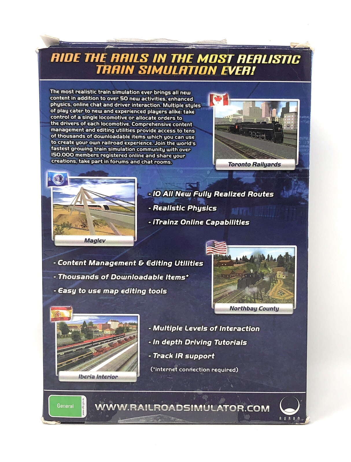 TRAINZ RAILROAD SIMULATOR 2006 LIMITED EDITION DVD Train Simulator PC ...