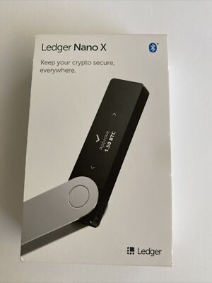 Ledger Nano X Cryptocurrency Bluetooth Hardware Wallet New ...