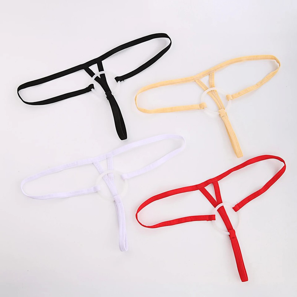 CLEVER-MENMODE MENS COCKRING G-STRING THONG-WHITE (M-29-31) | eBay