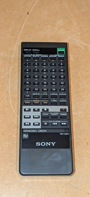 Genuine OEM Sony Remote Control for MiniDisc Player Deck RM-D2M | eBay