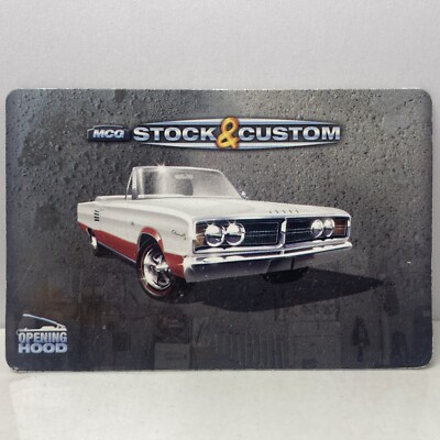 CARD ONLY: Greenlight Trading Card 1966 Dodge HEMI Coronet | eBay